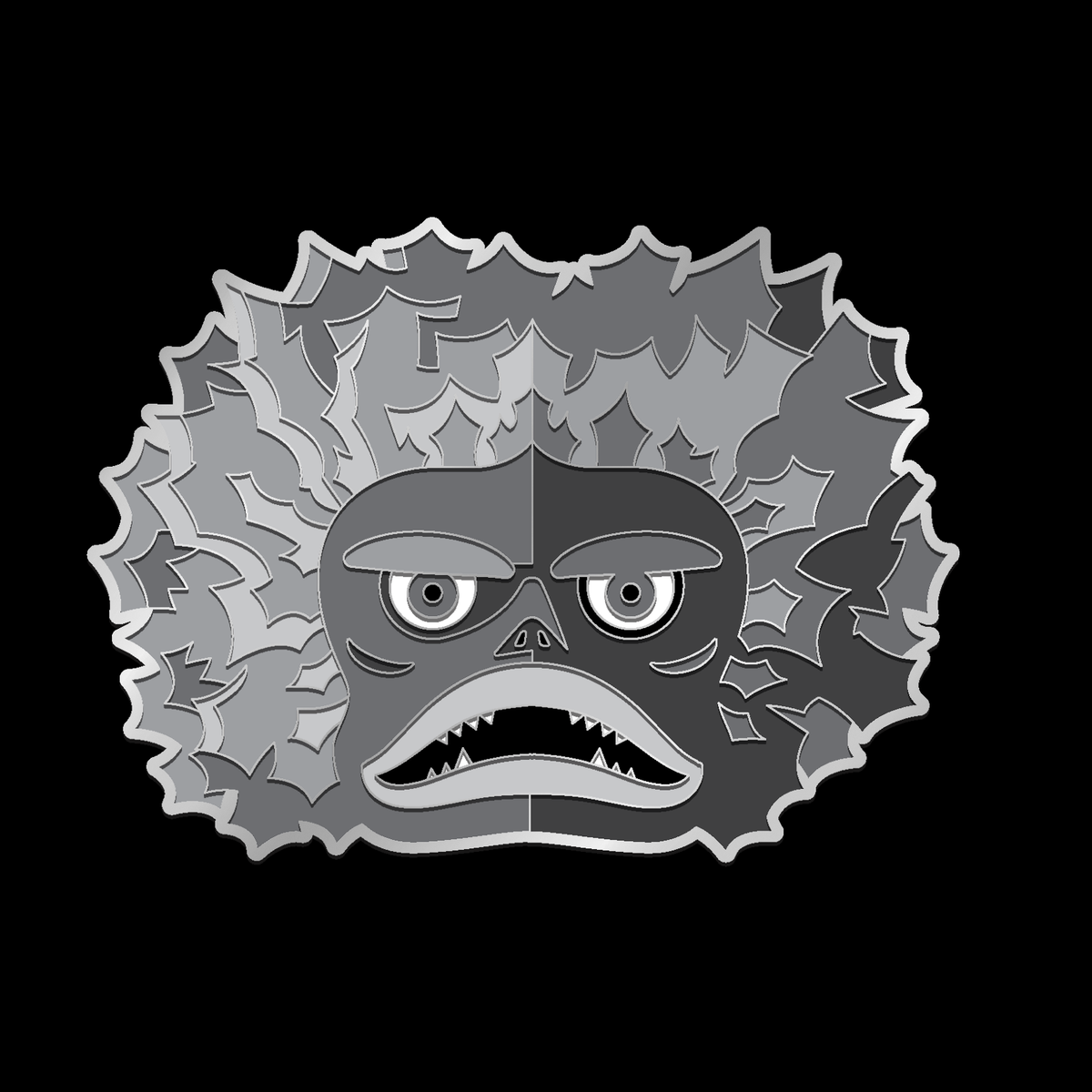 GARAMON (ULTRA Q) enamel pin – strongstuffstore