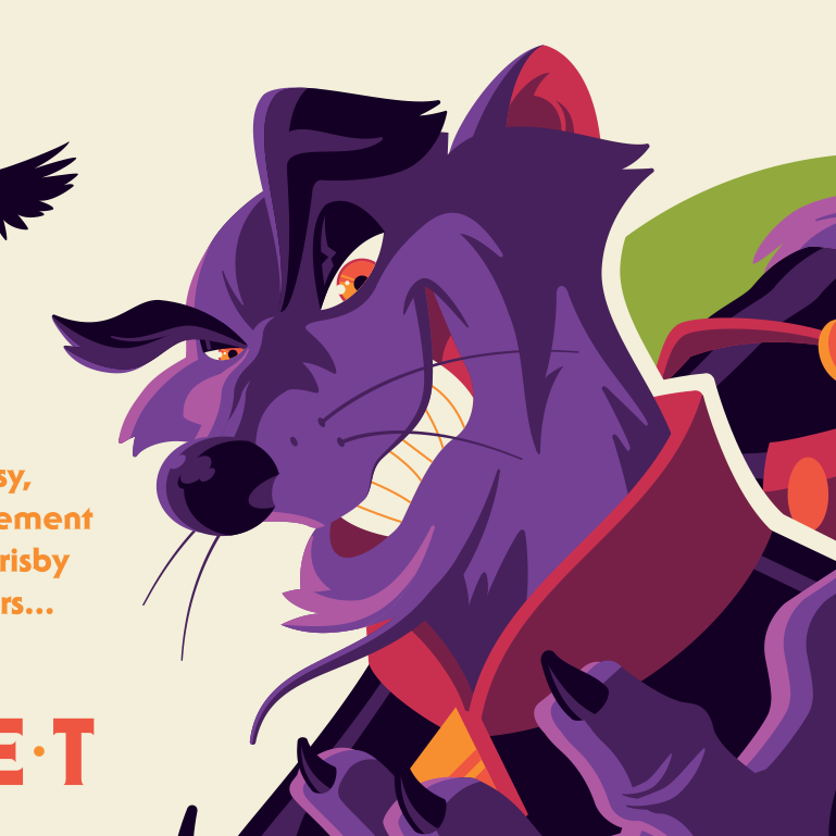 THE SECRET OF NIMH (nicodemus x cream) screenprint – strongstuffstore